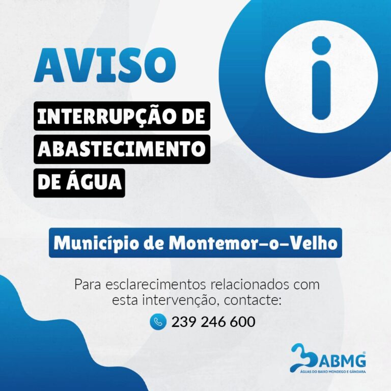 Interrupção do normal abastecimento público de água – ABMG